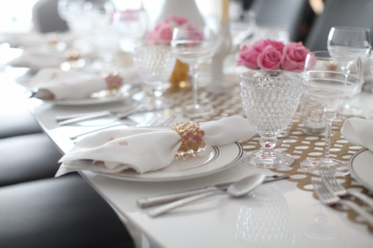 Create a Perfectly Pink Tablescape - Fashionable Hostess