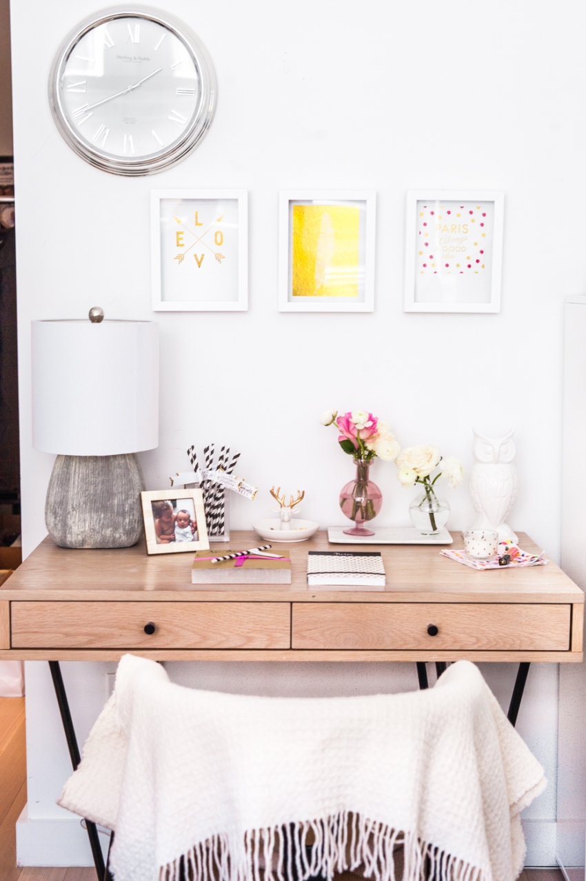 New York City Home Workspace - Fashionable Hostess