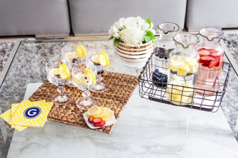 Create a Fruit-Infused Water Bar - Fashionable Hostess