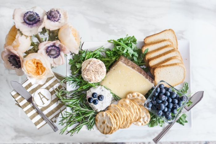 The Perfect Spring Cheese Crackers Plate Fashionable Hostess