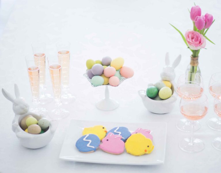 Pastel Easter Buffet - Fashionable Hostess