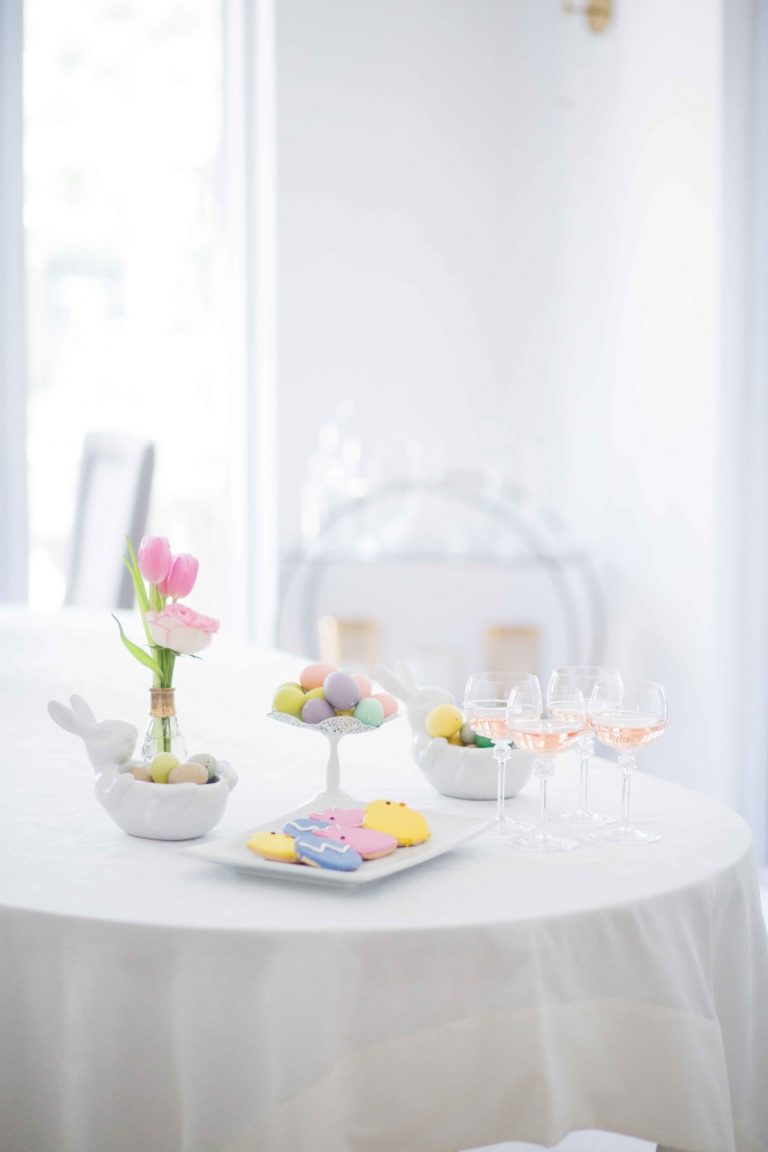 Pastel Easter Buffet - Fashionable Hostess