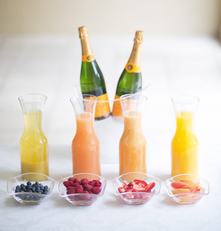 Create a DIY Mimosa Bar - Fashionable Hostess