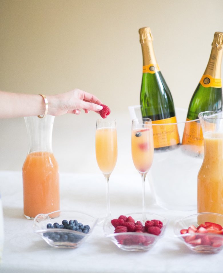 Create a DIY Mimosa Bar - Fashionable Hostess