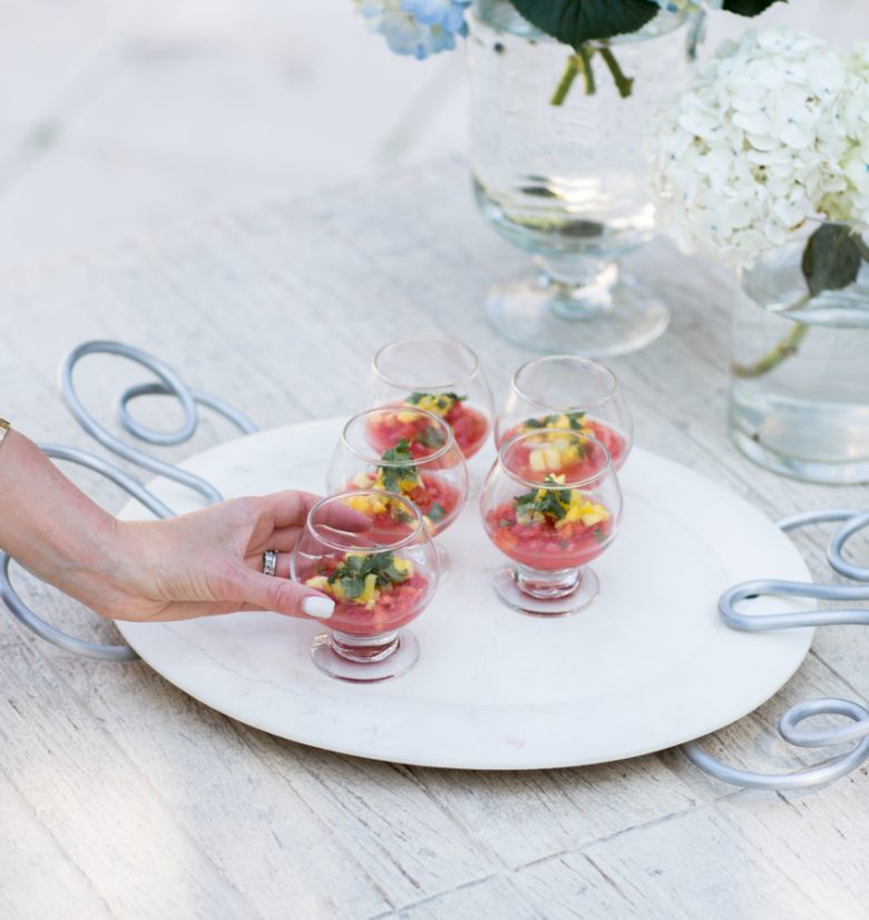 Mango Salsa Cups - Fashionable Hostess