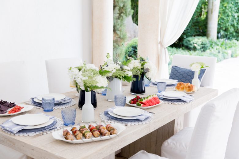 Three Summer Dinner Party Ideas - Fashionable Hostess