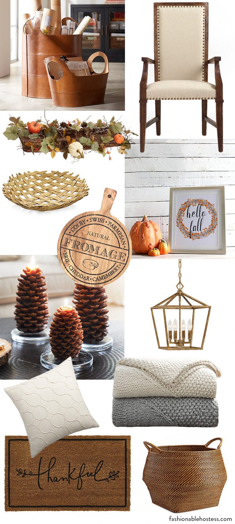 Fall Shopping List - Fashionable Hostess