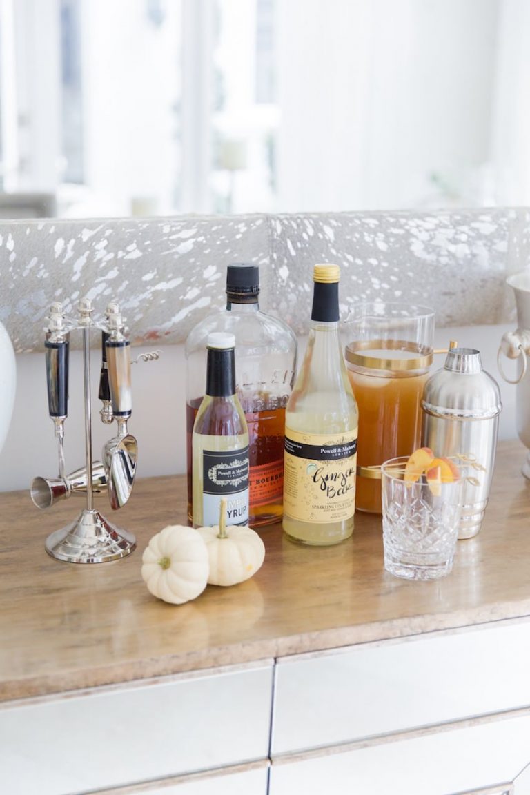 Apple Cider Cocktail with Ginger Beer - Fashionable Hostess