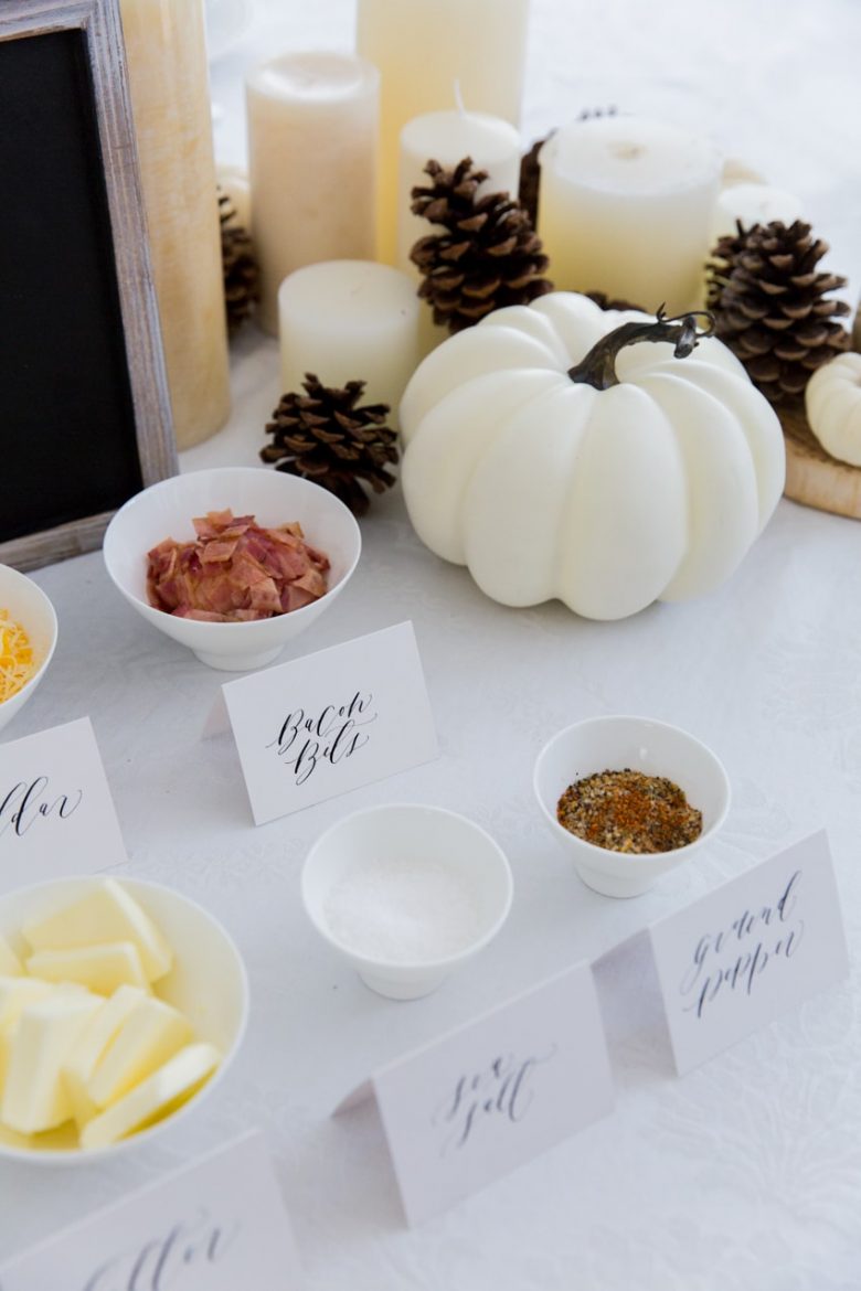 Mashed Potato & Toppings Bar - Fashionable Hostess