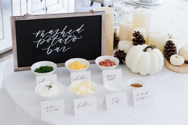 Mashed Potato & Toppings Bar - Fashionable Hostess