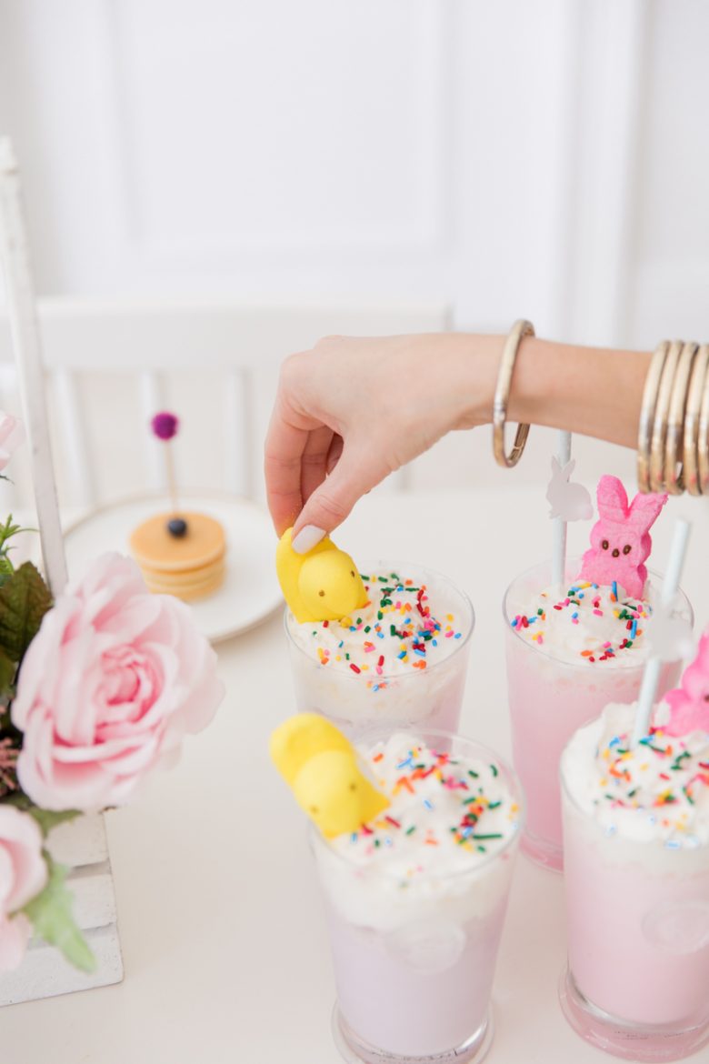 Pastel Easter Milkshakes - Fashionable Hostess