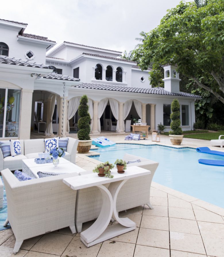 Miami Pool & Patio Tour - Fashionable Hostess