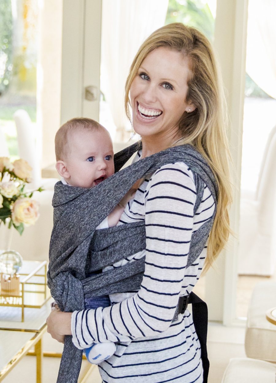Bopping around in the new Boppy™ COMFYFIT® Baby Carrier - Fashionable ...