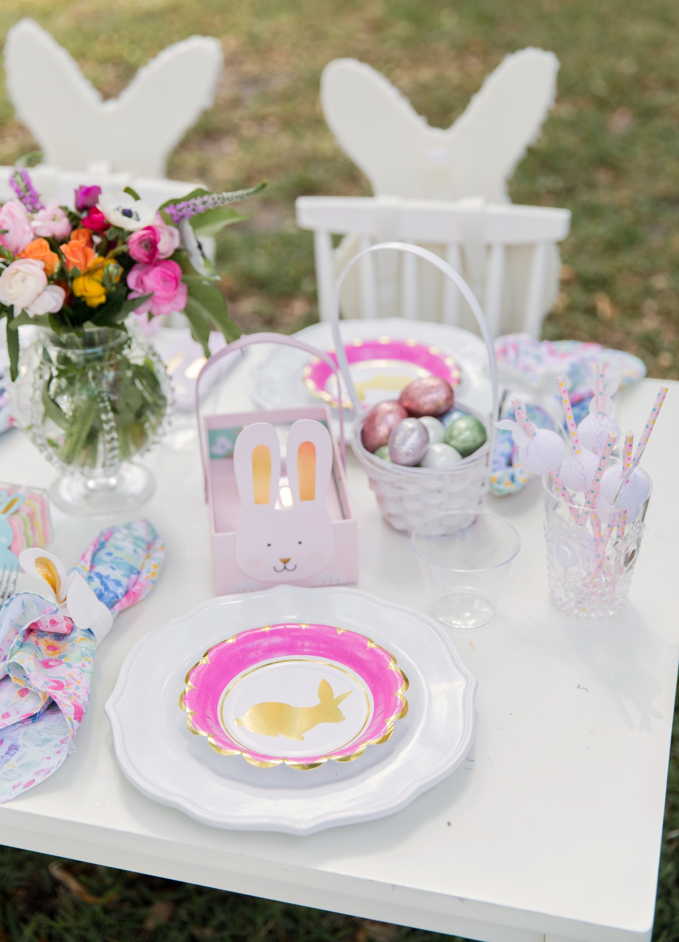 Our Kids Easter Table - Fashionable Hostess