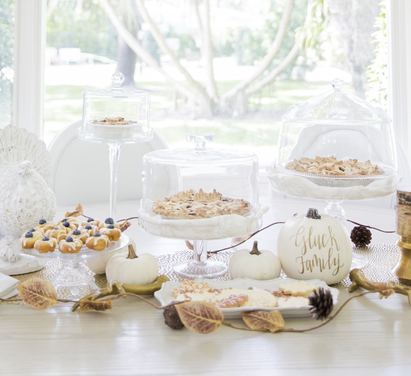 Thanksgiving Dessert Table - Fashionable Hostess