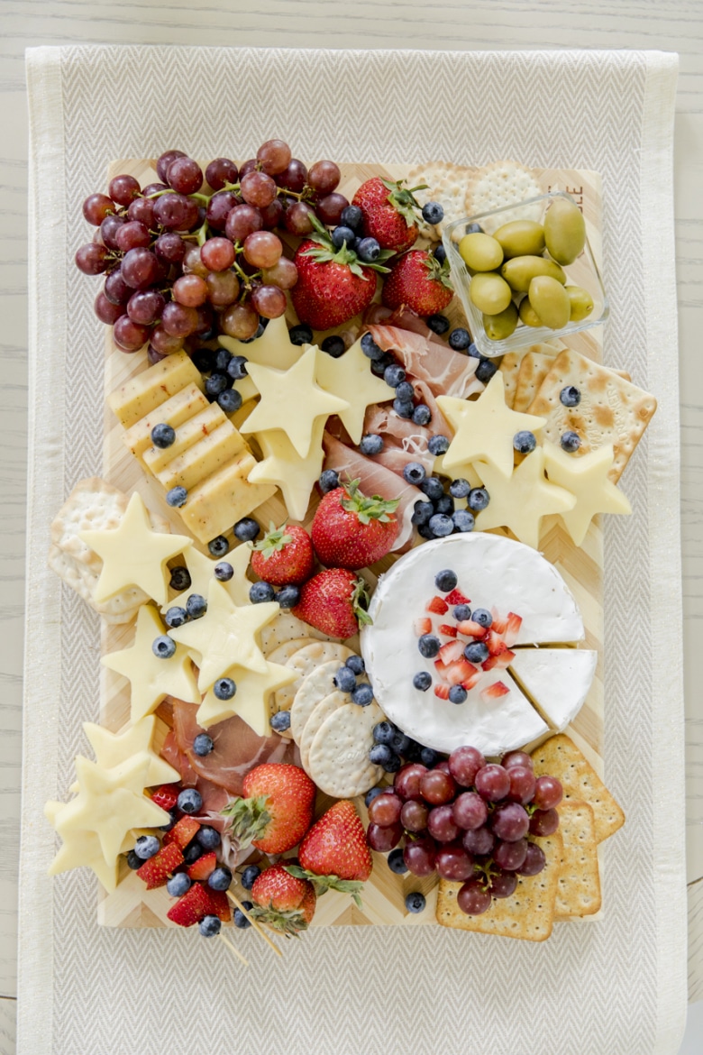 Star Spangled Cheese Platter - Fashionable Hostess