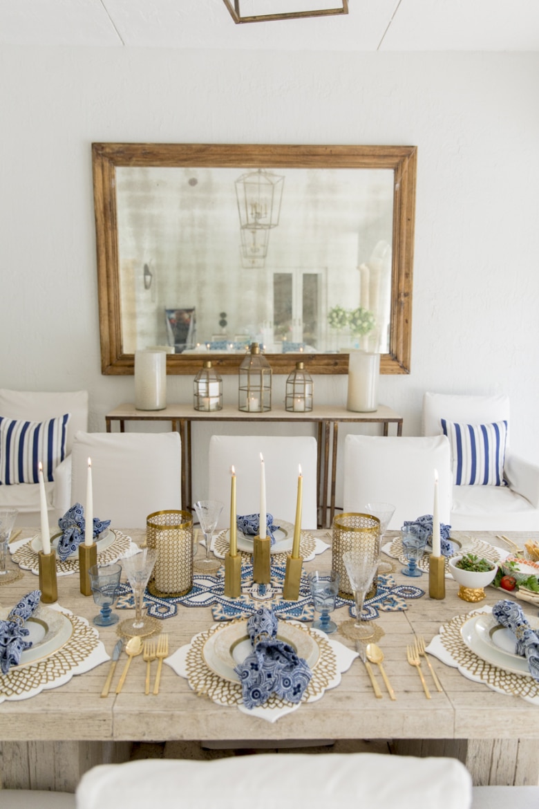 Mediterranean Themed Dinner Party - Fashionable Hostess