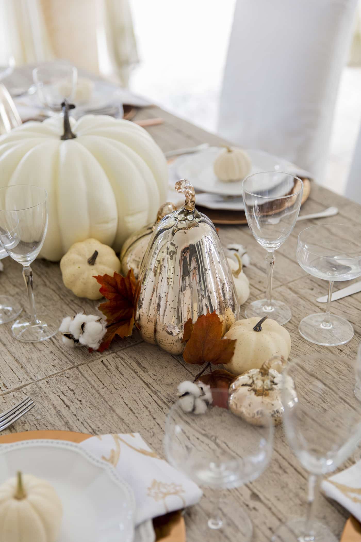Copper Tablescape for Fall - Fashionable Hostess