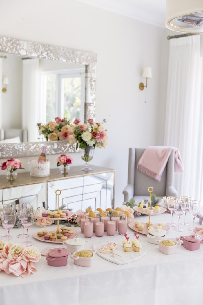 Valentine's Day Dessert Buffet - Fashionable Hostess