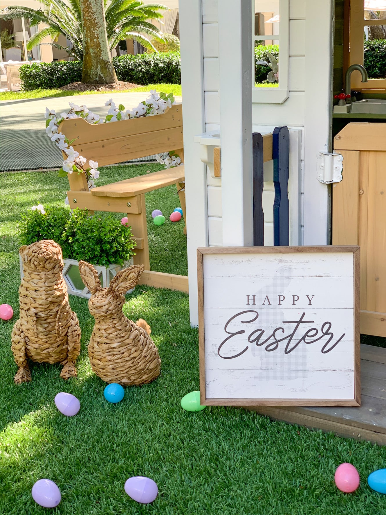 Our Playhouse for Easter - Fashionable Hostess