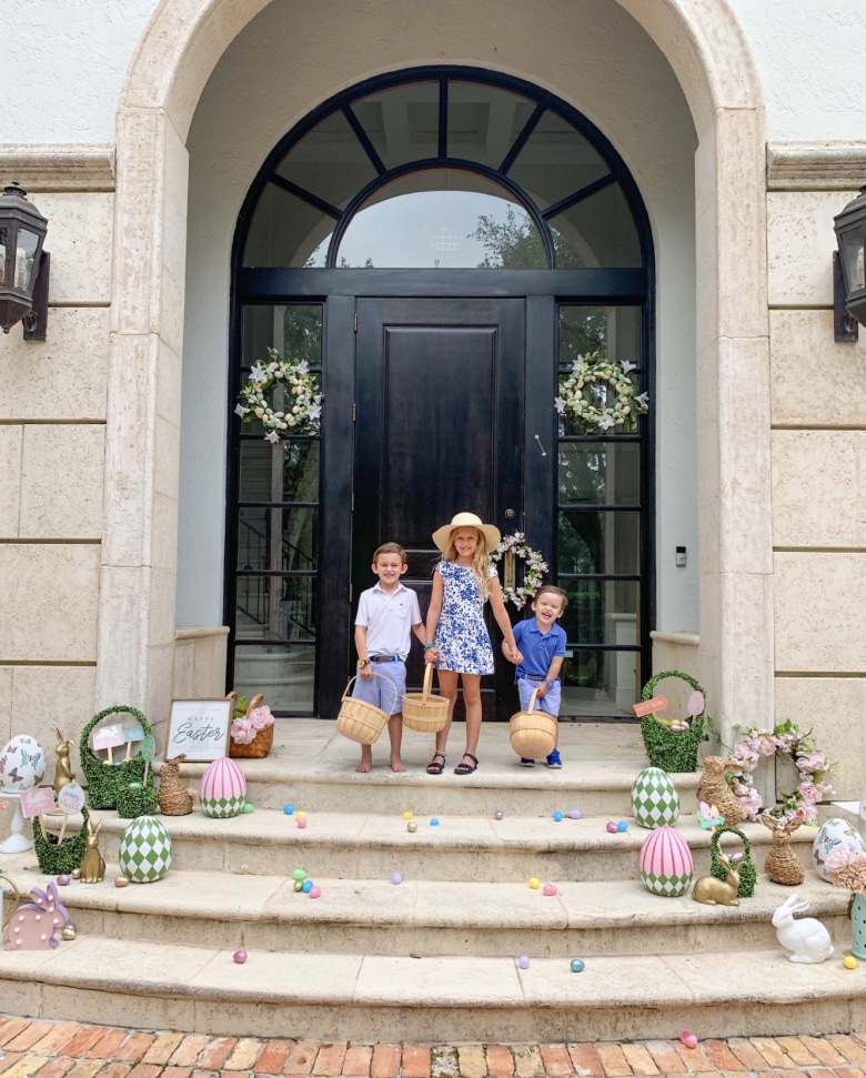 Easter on my Front Porch - Fashionable Hostess