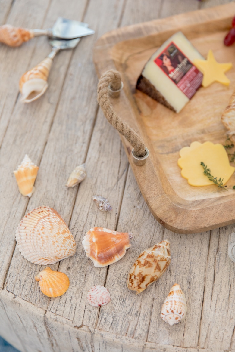Seashell Cheese Board - Fashionable Hostess