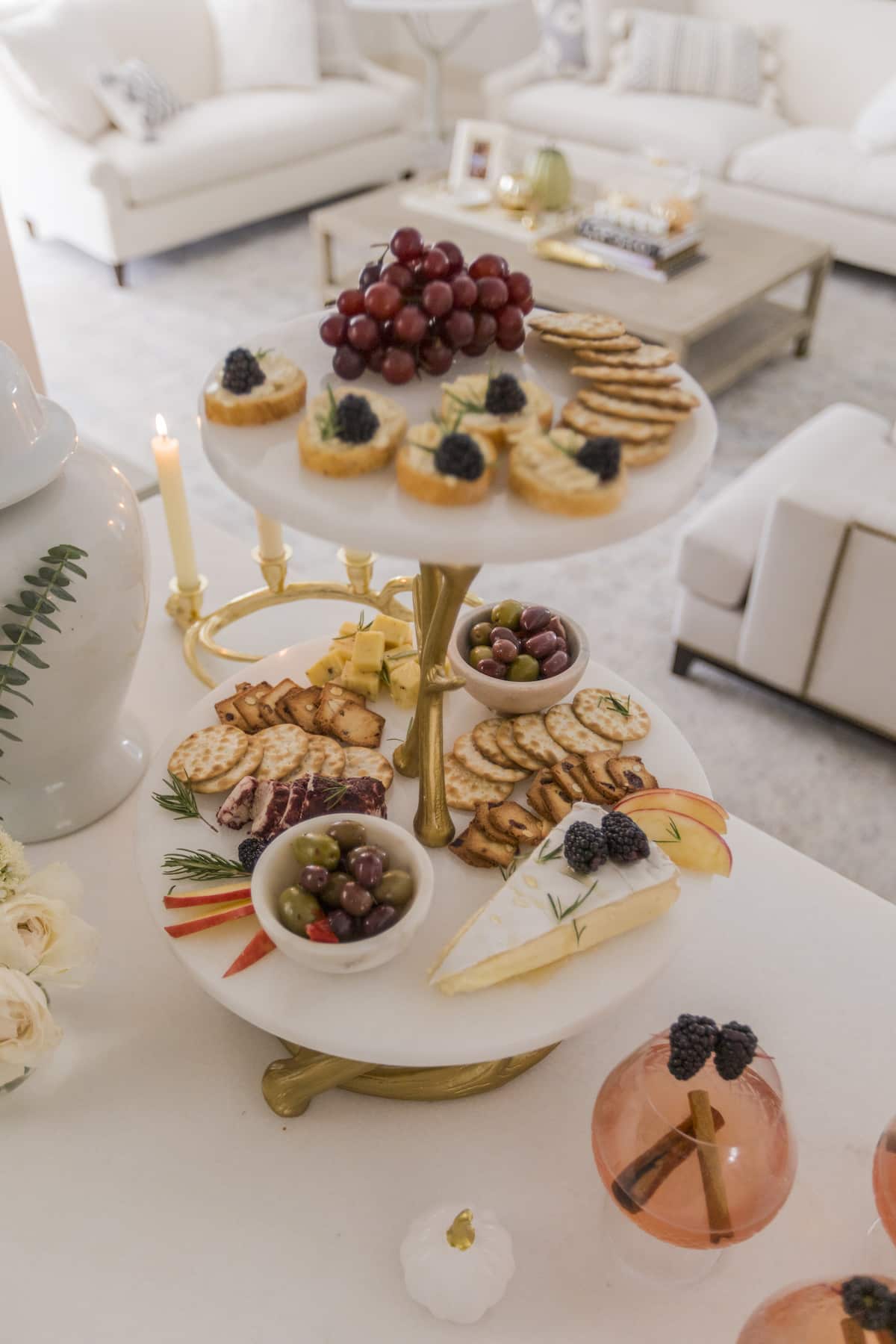 Fall Appetizer Bar - Fashionable Hostess