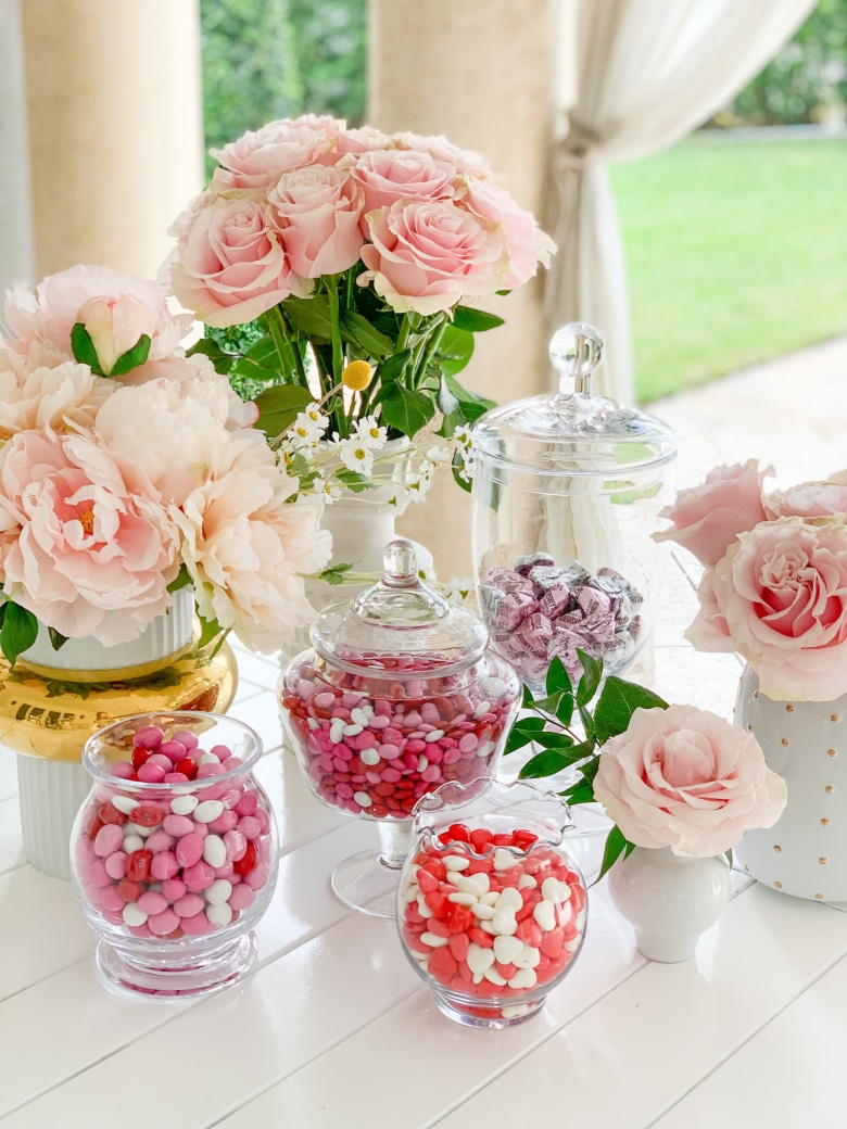 Valentine's Day Pink Candy Bar - Fashionable Hostess