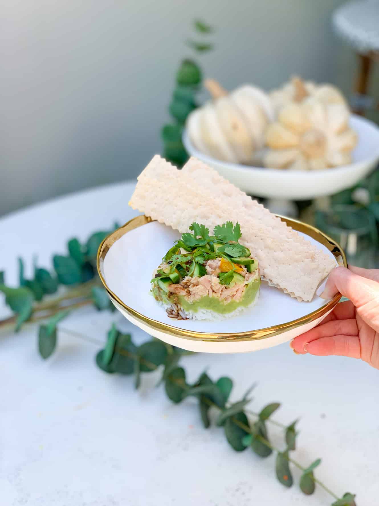 Tuna Stack Appetizer - Fashionable Hostess