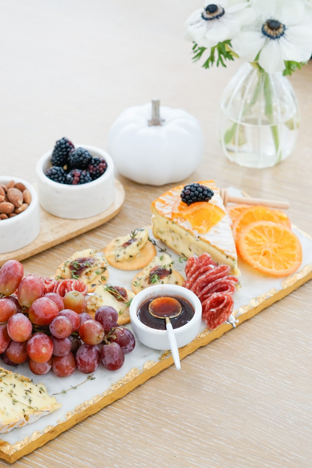 End of Summer Cheese Board - Fashionable Hostess